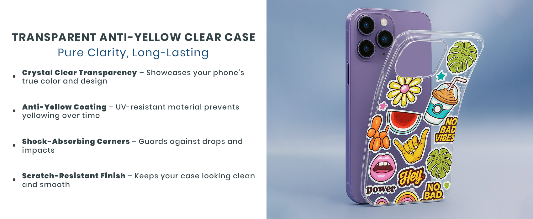 Custom Nothing Phone 3A Pro Clear Case – Stayclassy