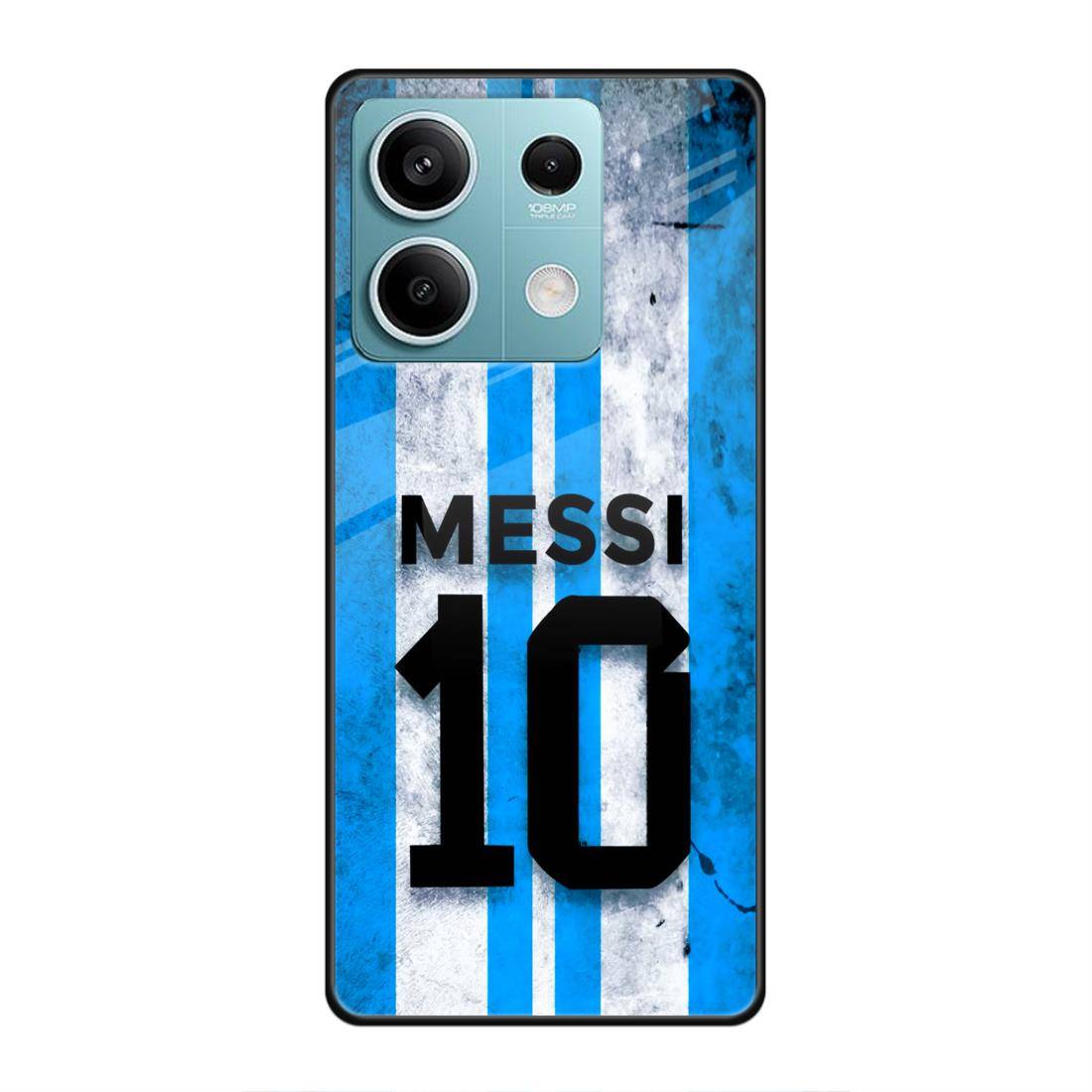 Messi Argentina Xiaomi Redmi Note 13 Glass Case – Stayclassy