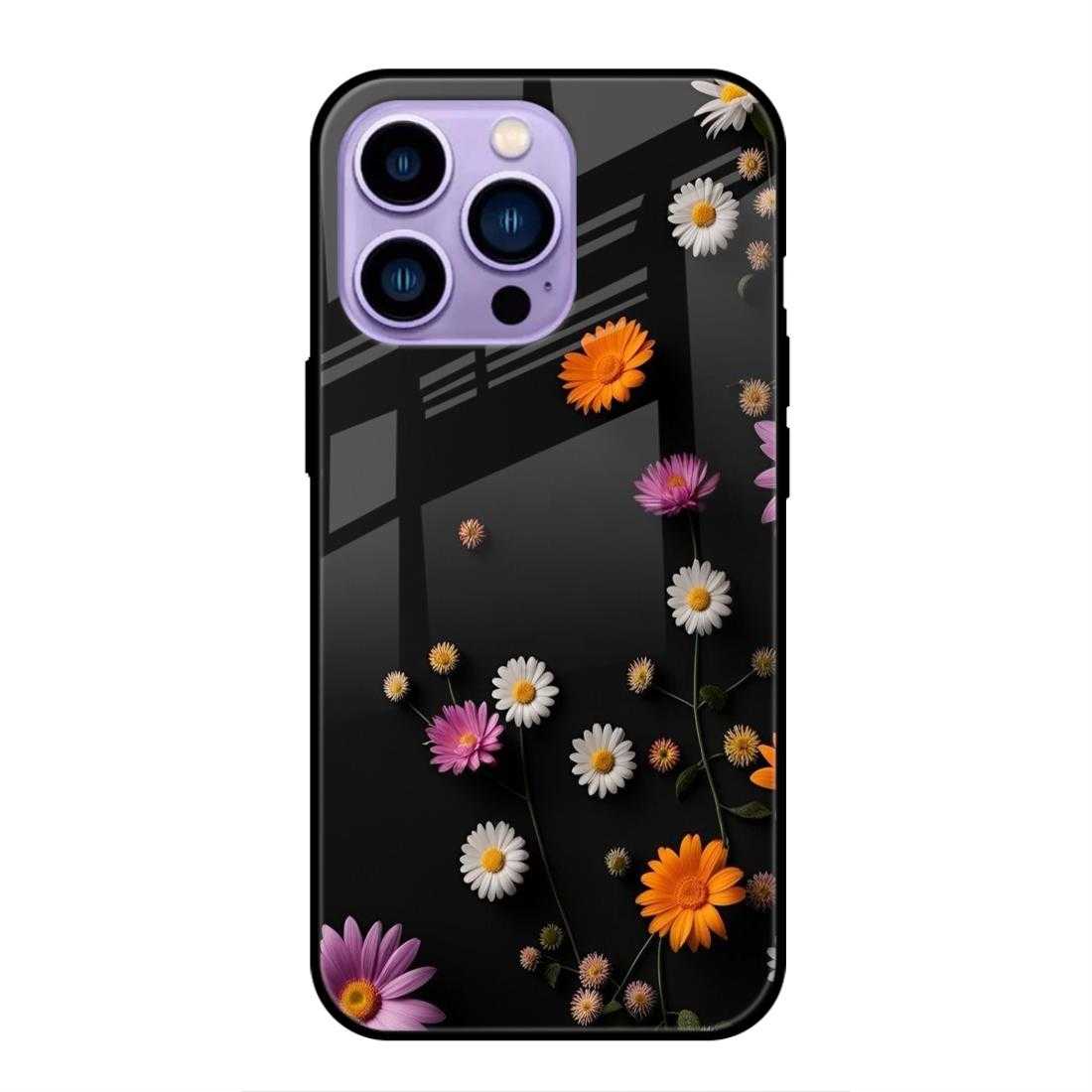 Colorful Flower iPhone 16 Pro Glass Case – Stayclassy