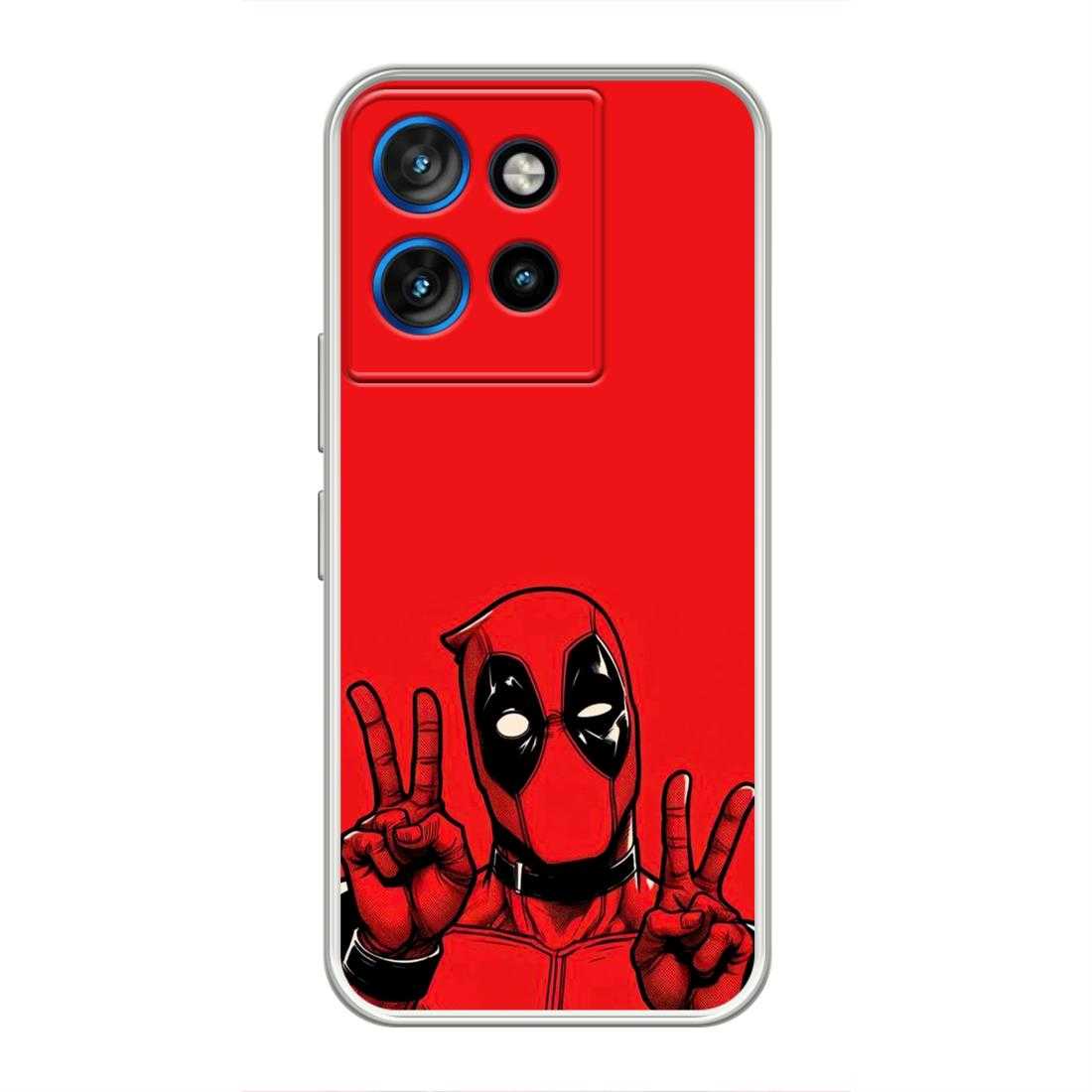 Deadpool Motorola Edge 50 Neo Clear Case – Stayclassy