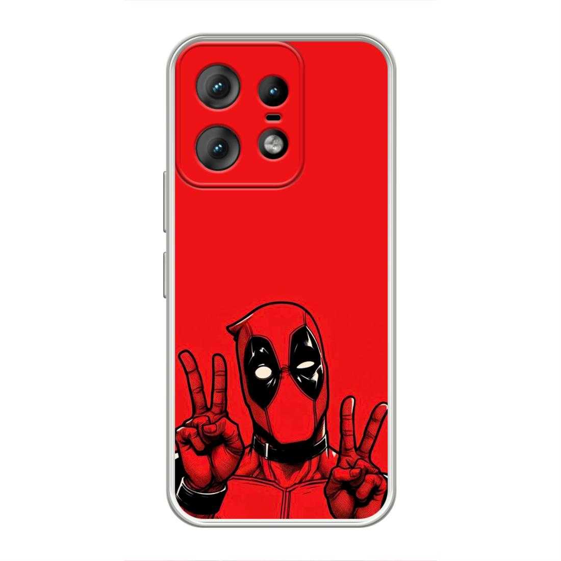 Deadpool Motorola Edge 50 Pro Clear Case – Stayclassy