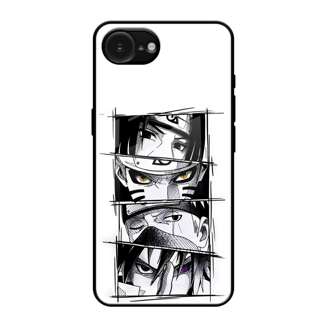 Naruto Eyes iPhone 16E Glass Case – Stayclassy