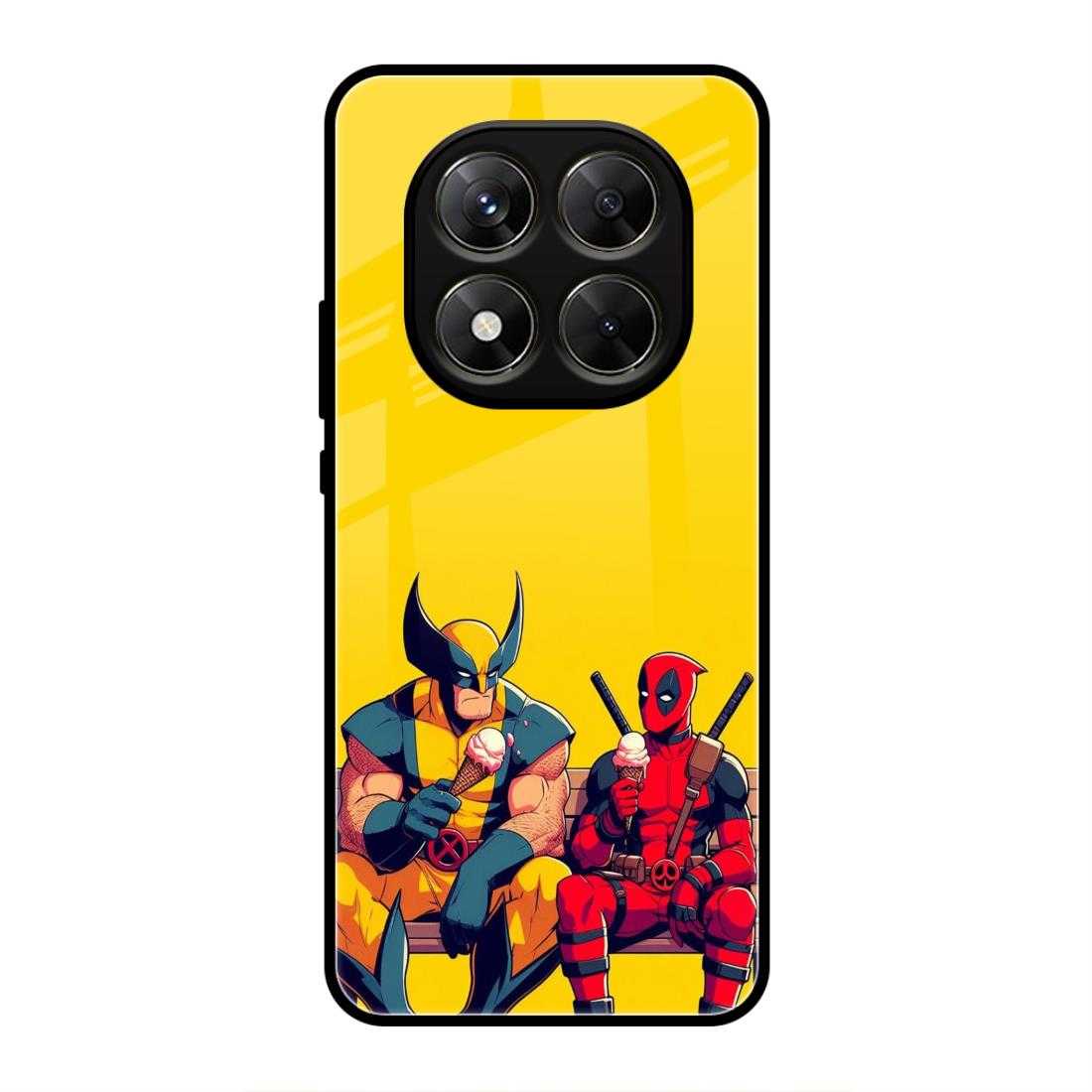 Deadpool Cartoon Redmi Note 14 Pro 5G Glass Case – Stayclassy
