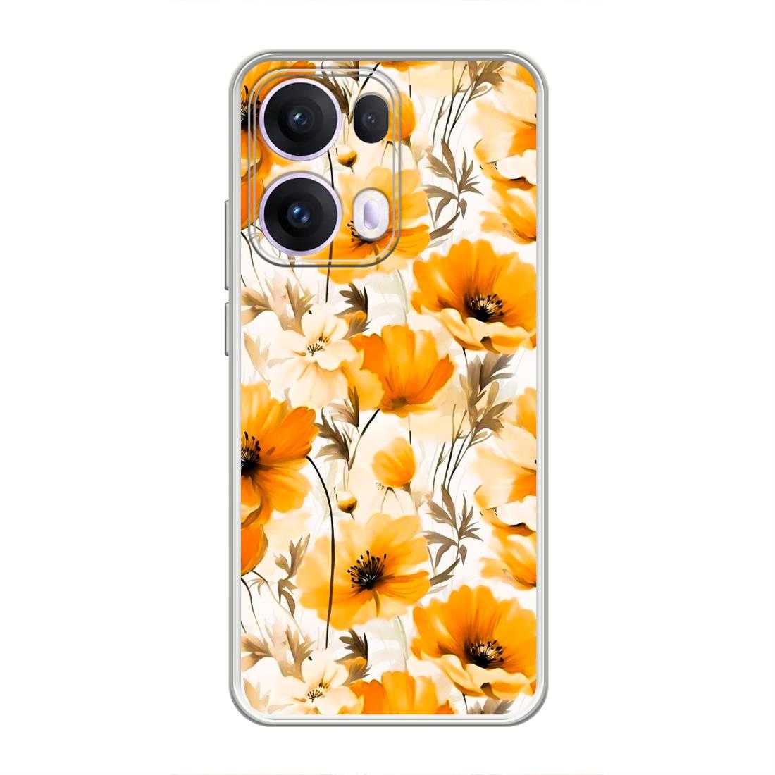 Cosmos Flowers Oppo Reno 13 Pro Clear Case – Stayclassy