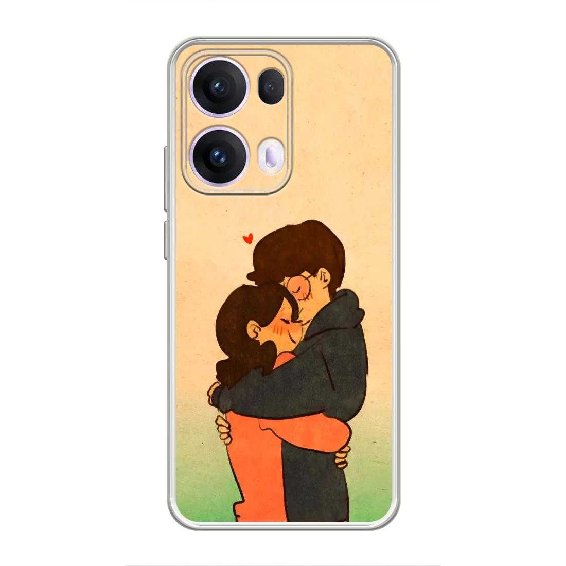 Warm Hug Oppo Reno 13 Pro Clear Case – Stayclassy