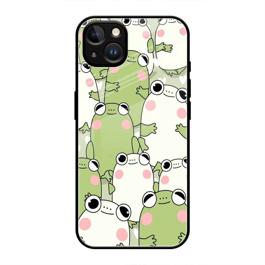 Cute Frogs iPhone 13 Glass Case – Stayclassy
