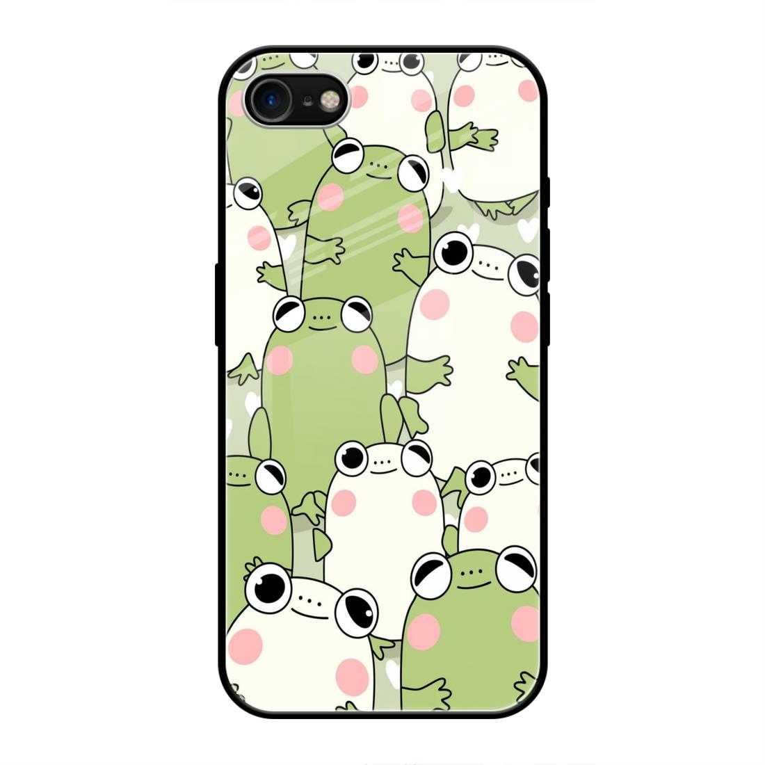 Cute Frogs iPhone 16E Glass Case – Stayclassy