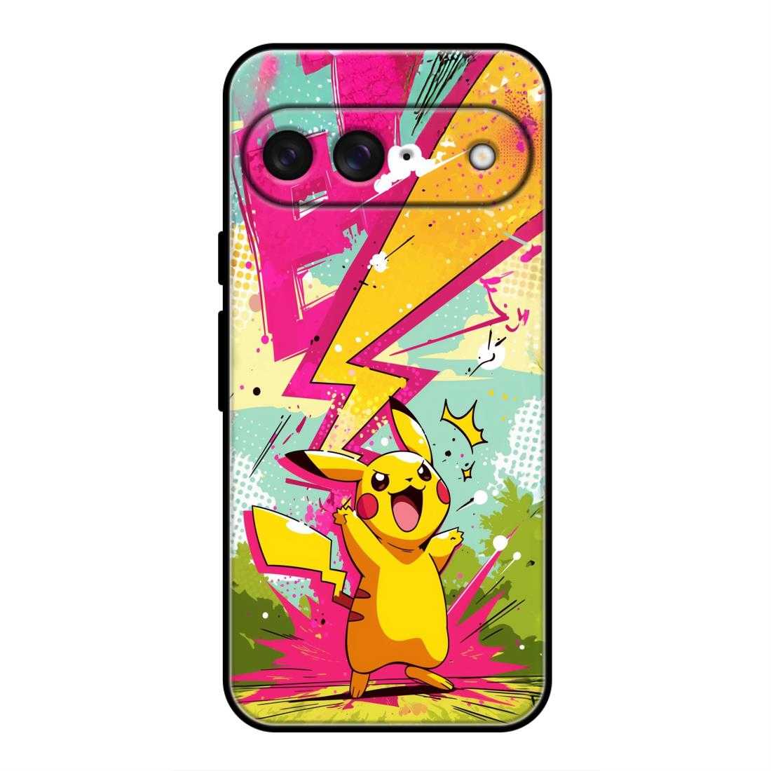 Comic Pikachu Google Pixel 9 Silicone Case – Stayclassy