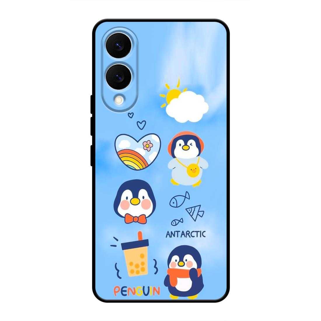 Cartoon Penguin Samsung S25 Edge Silicone Case – Stayclassy